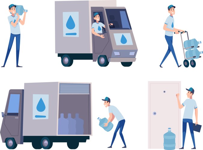 Water Delivery Vector Images (over 23,000)