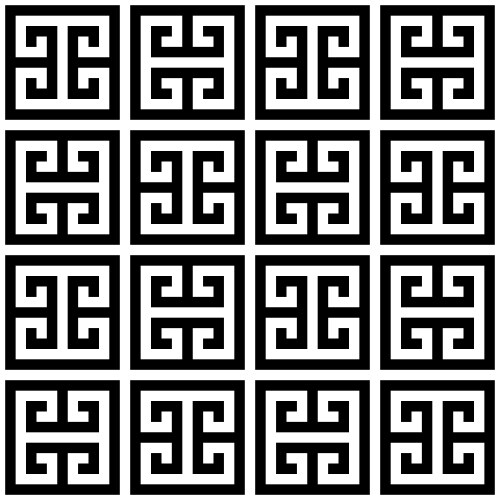 Ancient greek pattern - seamless set Royalty Free Vector