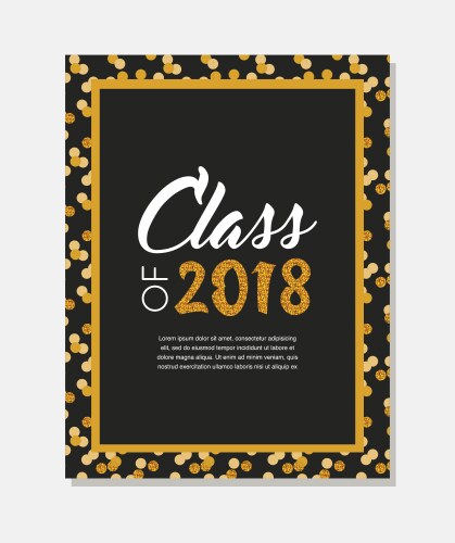 Graduation wishes overlays lettering labels Vector Image