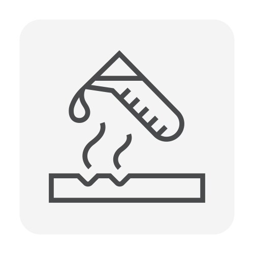 Acetic acid molacular structure Royalty Free Vector Image