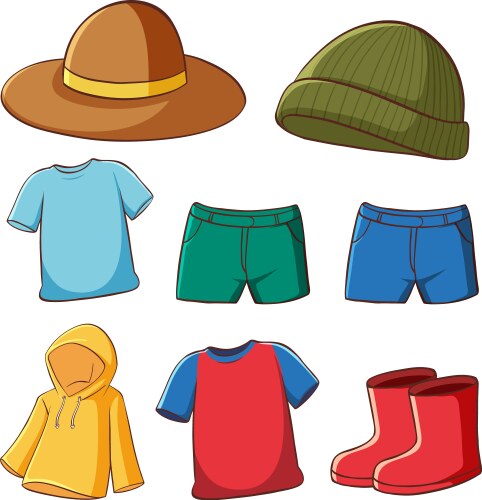 Hang up clothes Royalty Free Vector Image - VectorStock