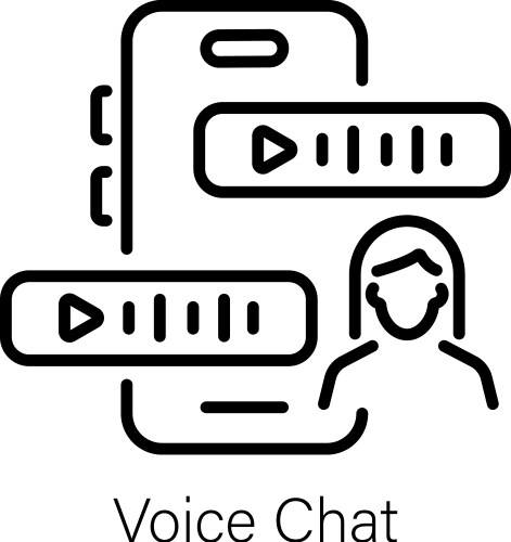 Voice modulation Royalty Free Vector Image - VectorStock