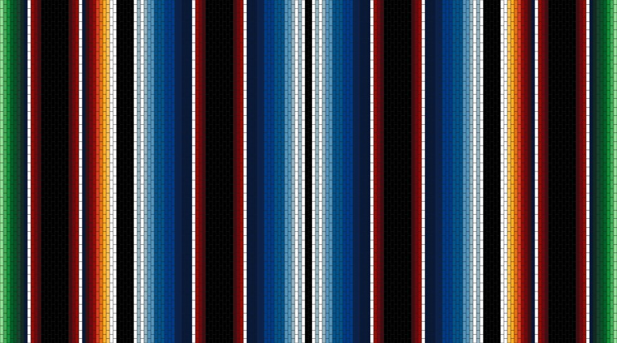 Mexican blanket stripes seamless pattern Vector Image