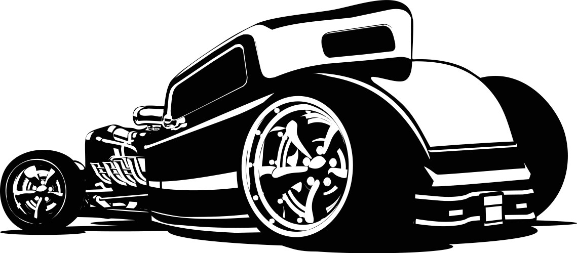 Cartoon Hot Rod Vector Images (over 1,400)