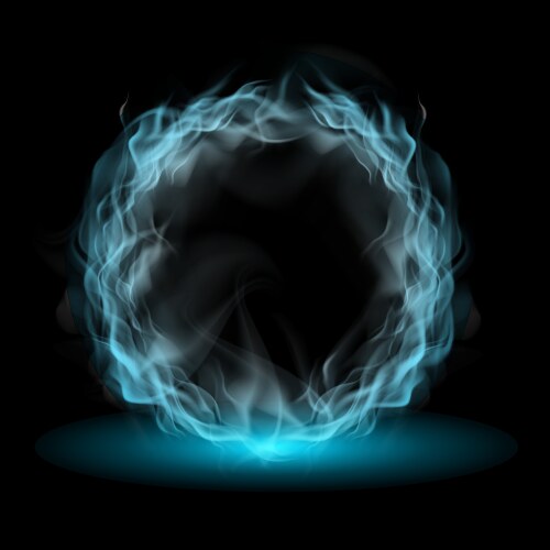 Blue Fire Borders Vector Images (over 1,200)