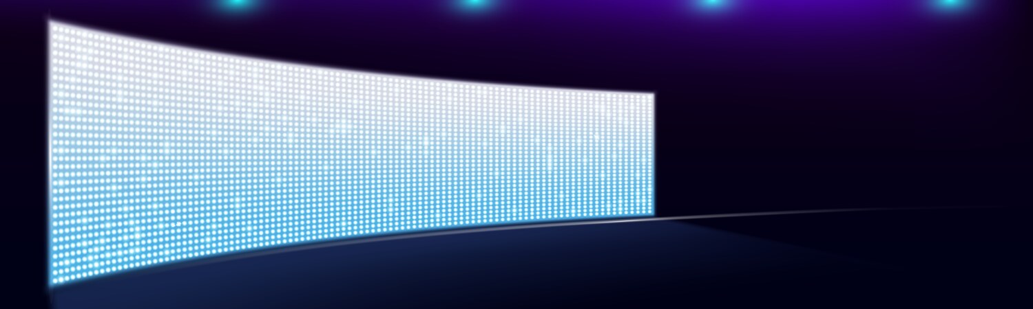 Led light screen background wall stage show panel Vector Image