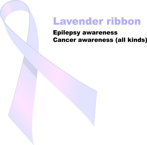 Lavender Cancer Ribbon Vector Images (over 530)