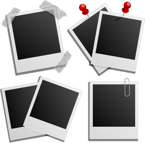 Photo snapshot frame Royalty Free Vector Image