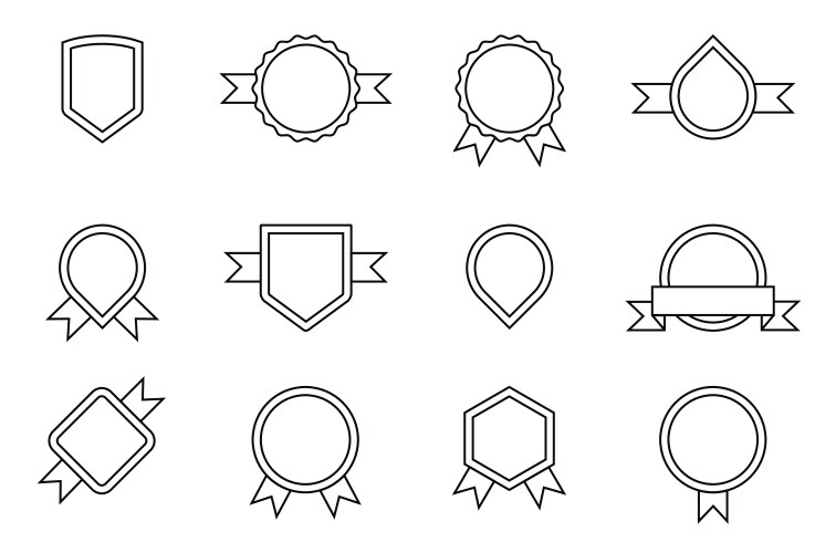 Badge Outlines Vector Images (over 290,000)