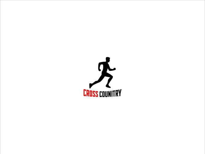 Cross country logo Royalty Free Vector Image - VectorStock