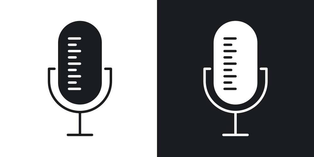 White Microphone Icon Png