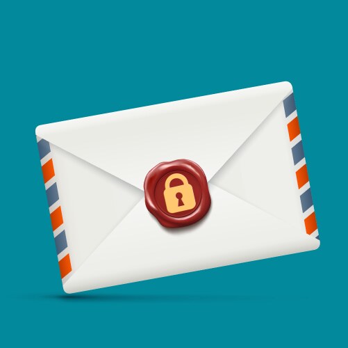 Mail box with letter icon mailbox envelope Vector Image