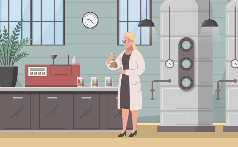 A digram of sugar production Royalty Free Vector Image