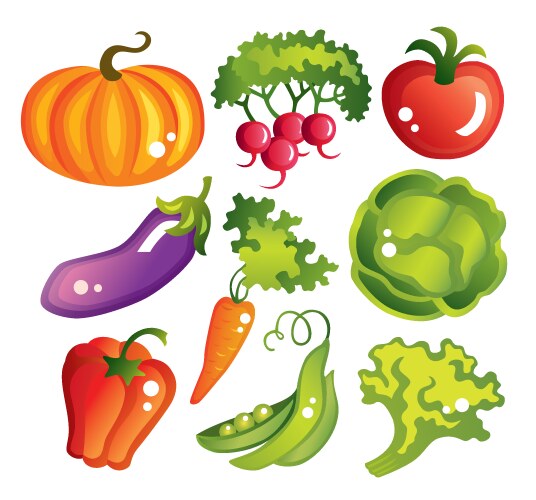 Vegetables Royalty Free Vector Image - VectorStock