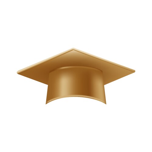 Graduation Cap Realistic Vector Images (over 860)