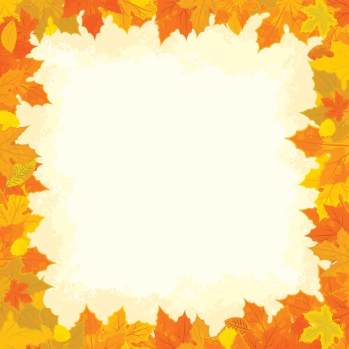Fall Page Border Clip Art Fall Leaves Coloring Border Stock
