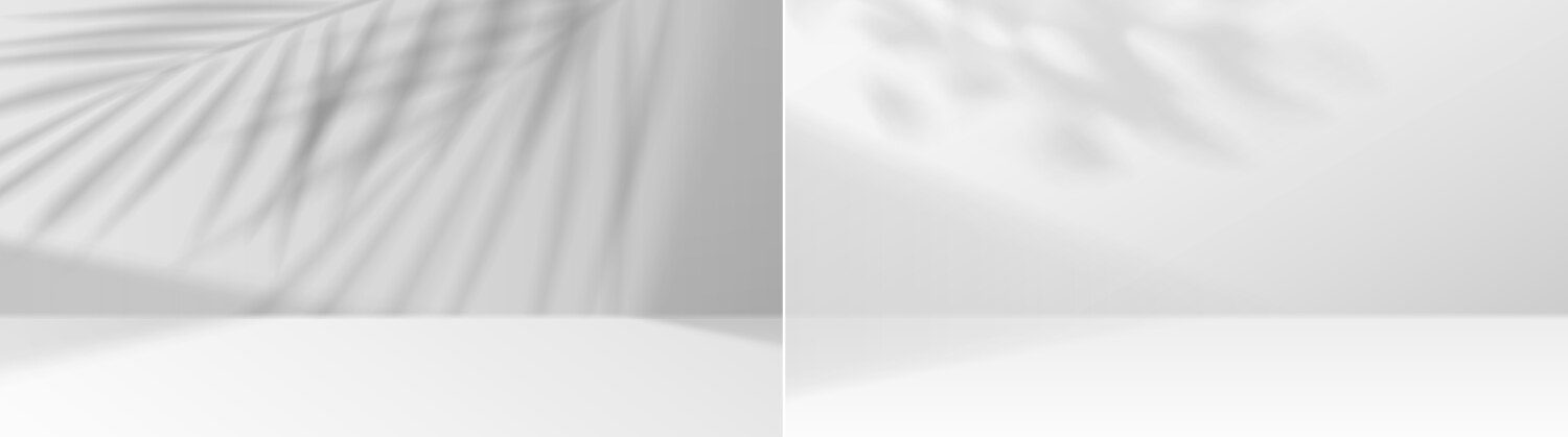 White stage backlight effects 3d realistic set Vector Image