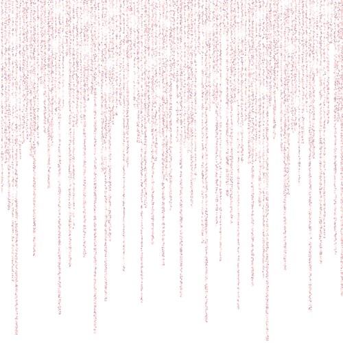 Falling in lines silver glitter confetti Vector Image