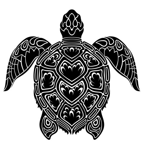 Sea turtle Royalty Free Vector Image - VectorStock
