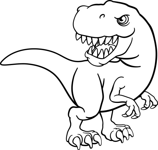 T Rex Black and White Vector Images (over 3,600)