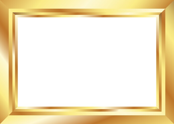 Golden frame Royalty Free Vector Image - VectorStock