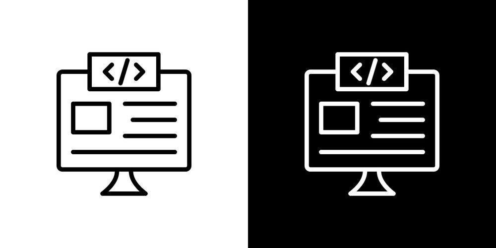 Front end icon Vector Images & Graphics for Commercial Use | VectorStock