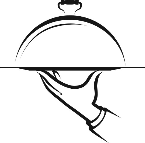 Bon appetit logo label for design menu restaurant Vector Image