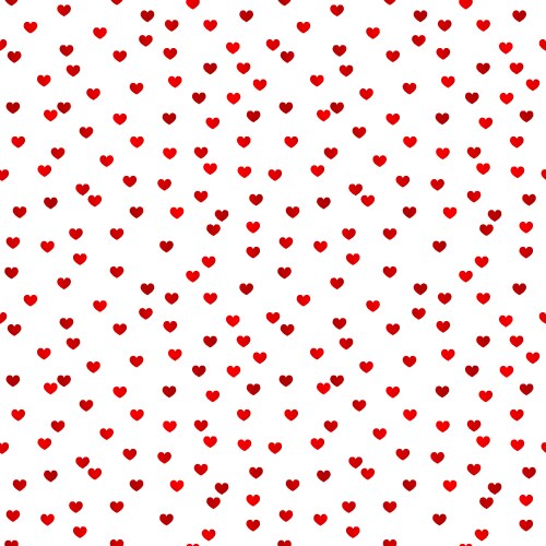 Red heart pattern design black background Vector Image
