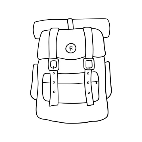 Backpack Outline Vector Images (over 16,000)