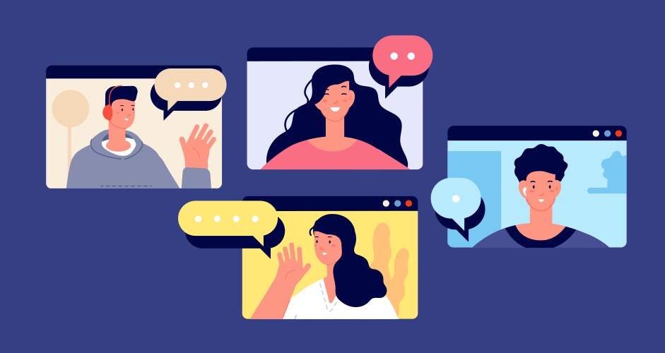 Online Meeting Vector Images (over 38,000)