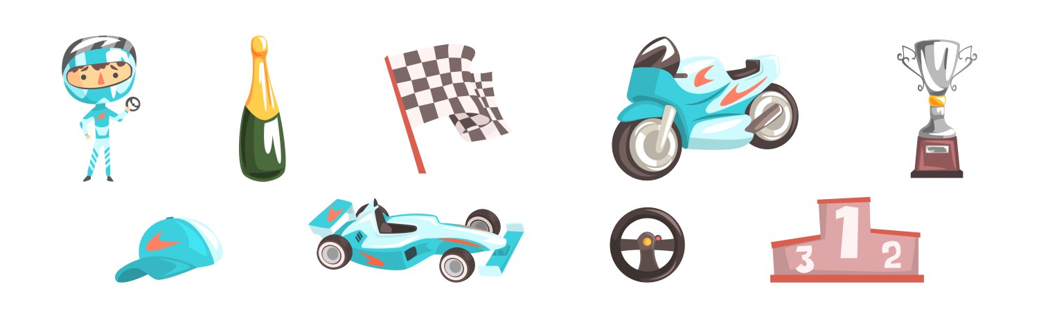 Colored Racing Flags Vector Images (over 1,900)