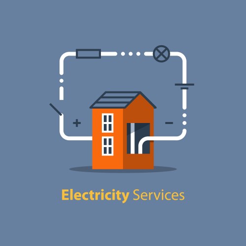 Electricity maintenance icon Royalty Free Vector Image