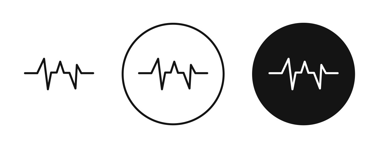 Pulse icon Royalty Free Vector Image - VectorStock