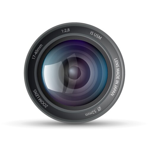Camera lense Royalty Free Vector Image - VectorStock