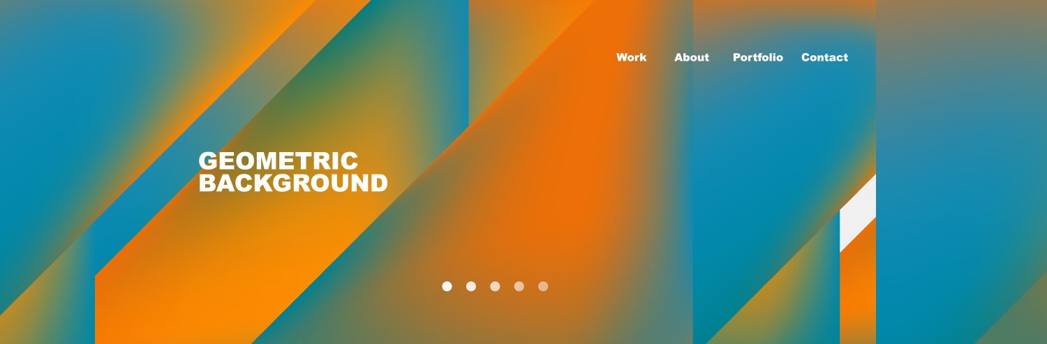 Triangle minimal web site page background design Vector Image