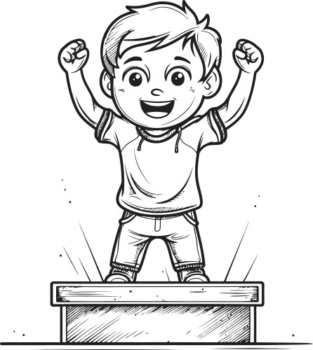 Stage symphony black logos 1st place sonata prime Vector Image