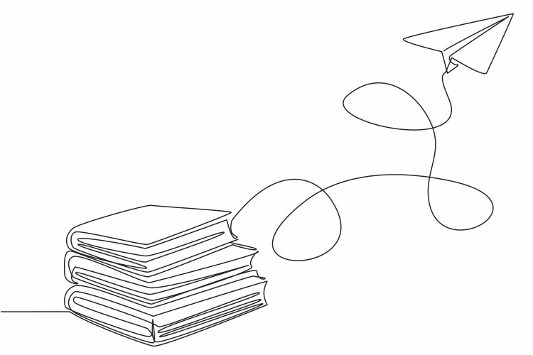 Cartoon Stack of Books Vector Images (over 8,400)