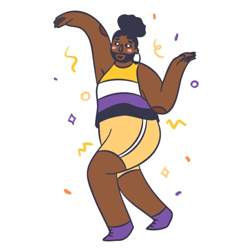 Dog non binary flag color stroke Royalty Free Vector Image