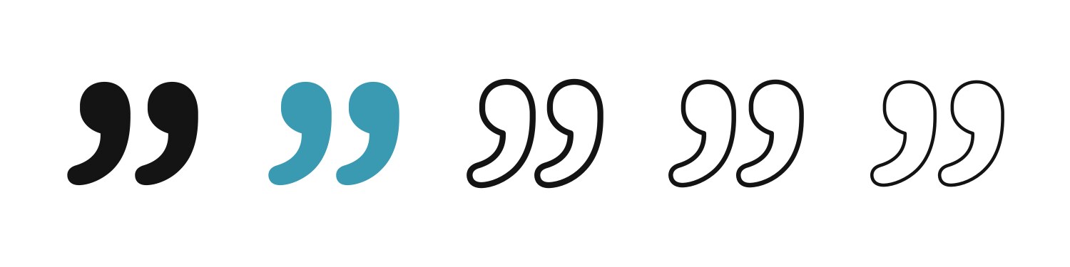 Quote right icon Royalty Free Vector Image - VectorStock