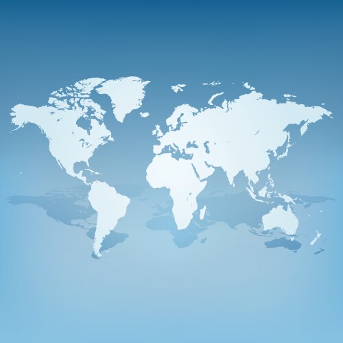 Modern concept of world map Royalty Free Vector Image