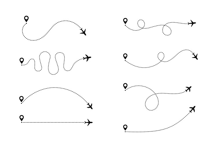 Dotted Line Path Vector Images (over 3,900)