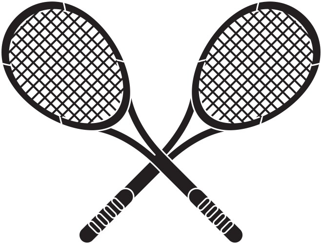 Tennis racket Royalty Free Vector Image - VectorStock