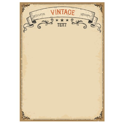 Background with old parchment Royalty Free Vector Image