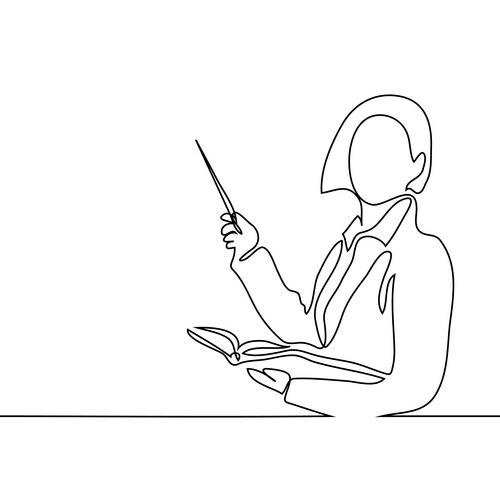 Teacher Outline Vector Images (over 20,000)