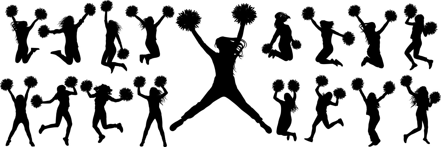 Cheerleading Vector Images (over 4,400)