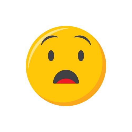 Scared Emoji Black and White Face Vector Images (over 870)