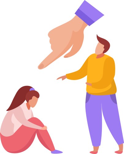 Workplace discrimination abstract concept Vector Image