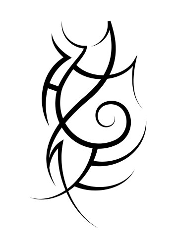 Neo abstract tribal tattoo Royalty Free Vector Image