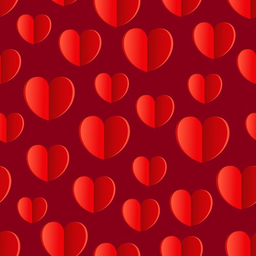 Shiny hearts bokeh Royalty Free Vector Image - VectorStock