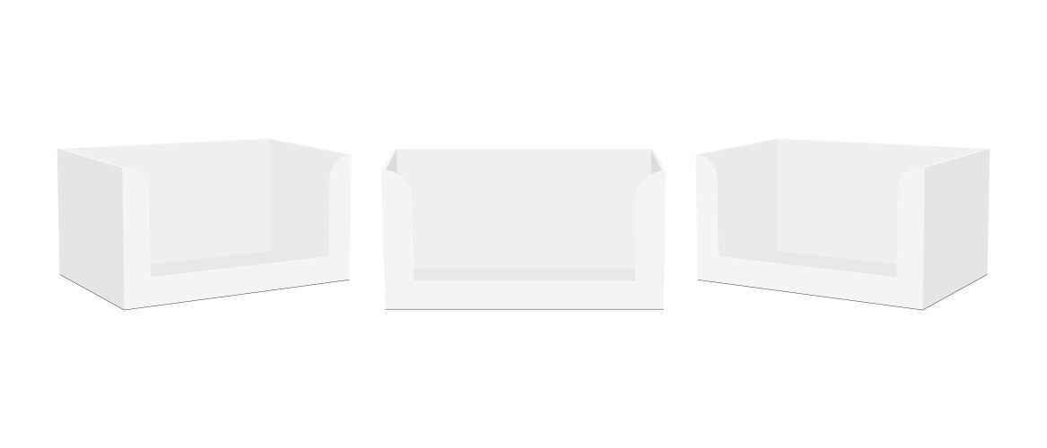 Blank box set Royalty Free Vector Image - VectorStock